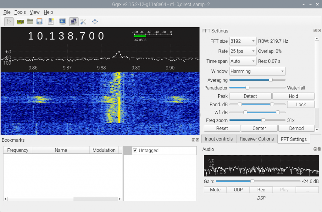 Escuta de modos digitais com RTL-SDR + Gqrx + WSJT-X – CT1EBQ